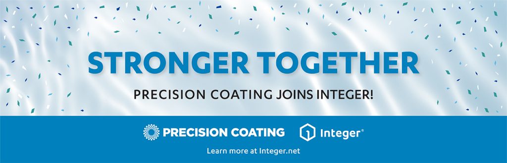 Precision Coating, a Katahdin company, Acquired by Integer - Precision Coating - Medical Device ...
